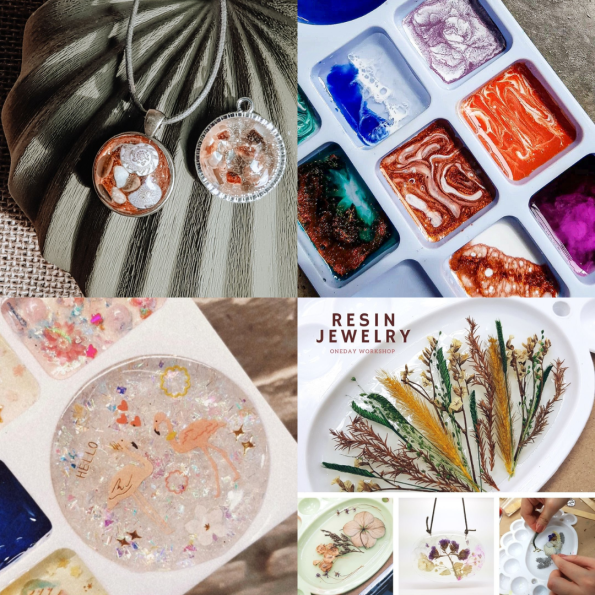 Resin workshop 4 คลาส รอบกรุงเทพ สาวกงาน เรซิ่น DIY ห้ามพลาด!