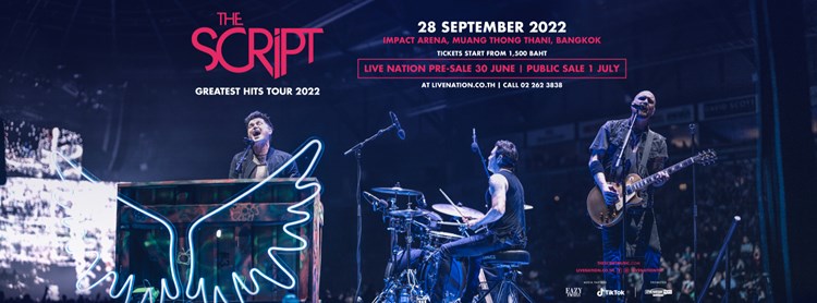 The Script Greatest Hits Tour 2022 | Zipevent - Inspiration Everywhere