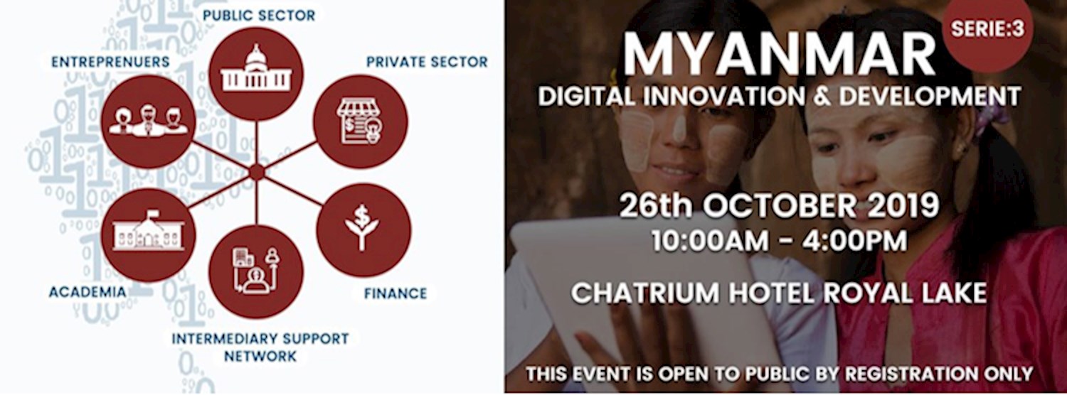 Myanmar Digital Innovation & Development Event Serie 3 | Zipevent ...