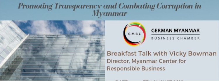 Promoting Transparency and Combating Corruption in Myanmar | Zipevent ...