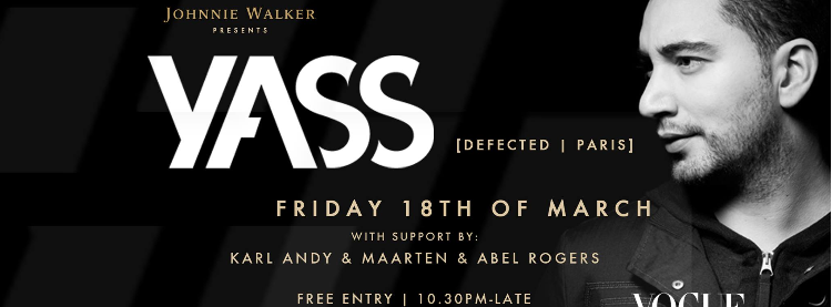 DJ YASS at VOGUE Lounge | Zipevent - Inspiration Everywhere