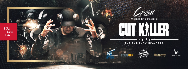 CRUSH Wednesdays presents ★ DJ CUT KILLER (FR) ★ Wed JAN 13 KU DÉ TA ...