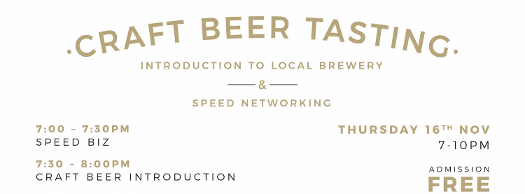 Thursday Social: Craft Beer + Speed Networking | Zipevent - Inspiration ...
