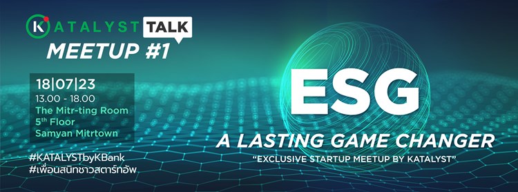 KATALYST TALK MEETUP#1 : “ESG, A LASTING GAME CHANGER” | Zipevent - Inspiration Everywhere