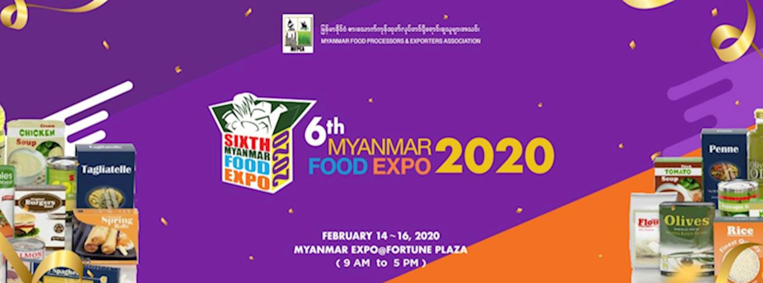 6th Myanmar Food Expo | Zipevent - Inspiration Everywhere